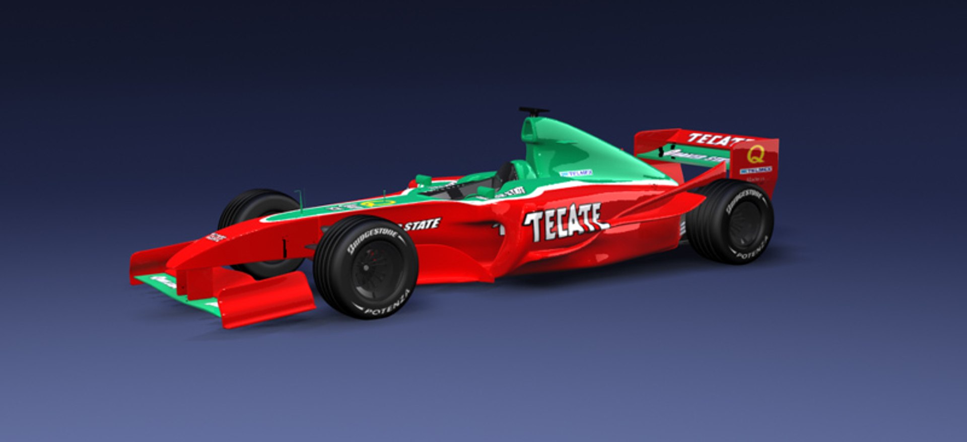 F1 Car 3d Max