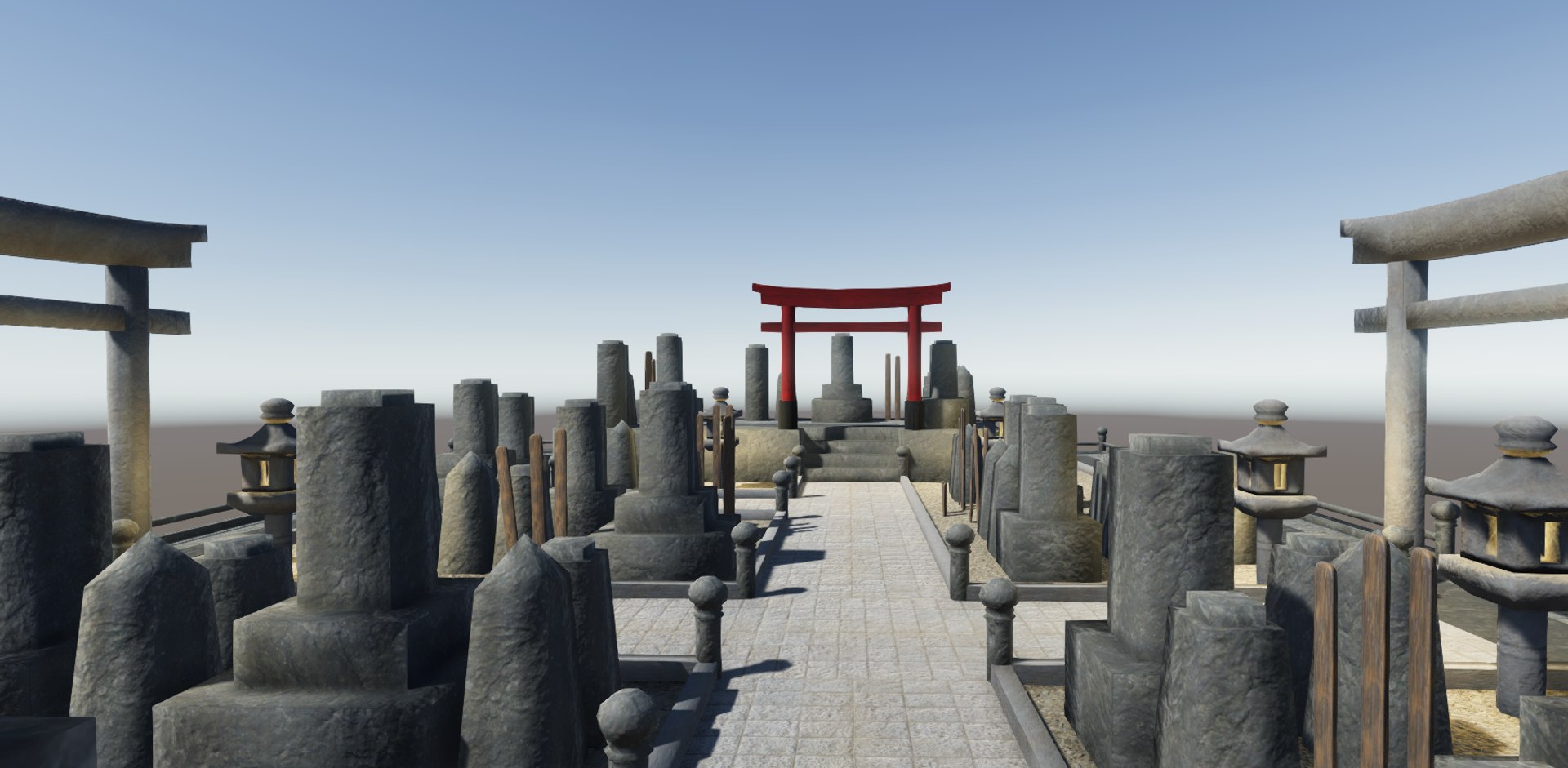 Japanese Graveyard 3D Model - TurboSquid 1429383
