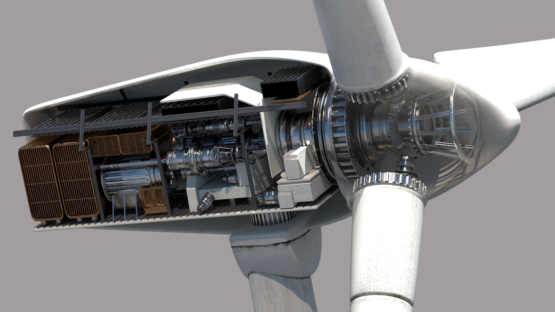 Wind turbine model - TurboSquid 1639747