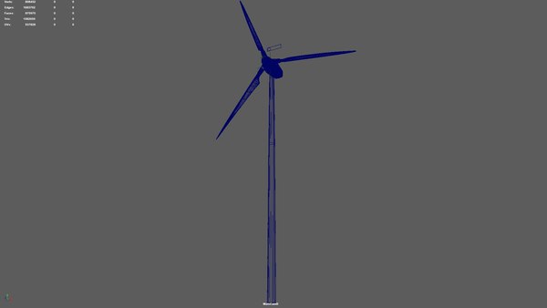 Wind turbine model - TurboSquid 1639747