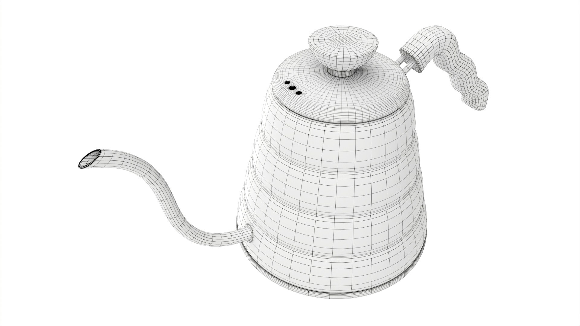 3D Steel Drip Pouring Kettle Model - TurboSquid 2224946