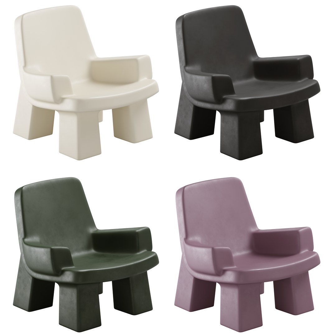 3D Faye Toogood Fudge Chair - TurboSquid 1807606