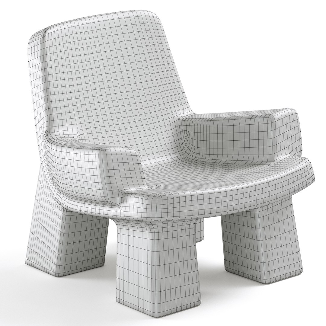3D Faye Toogood Fudge Chair - TurboSquid 1807606