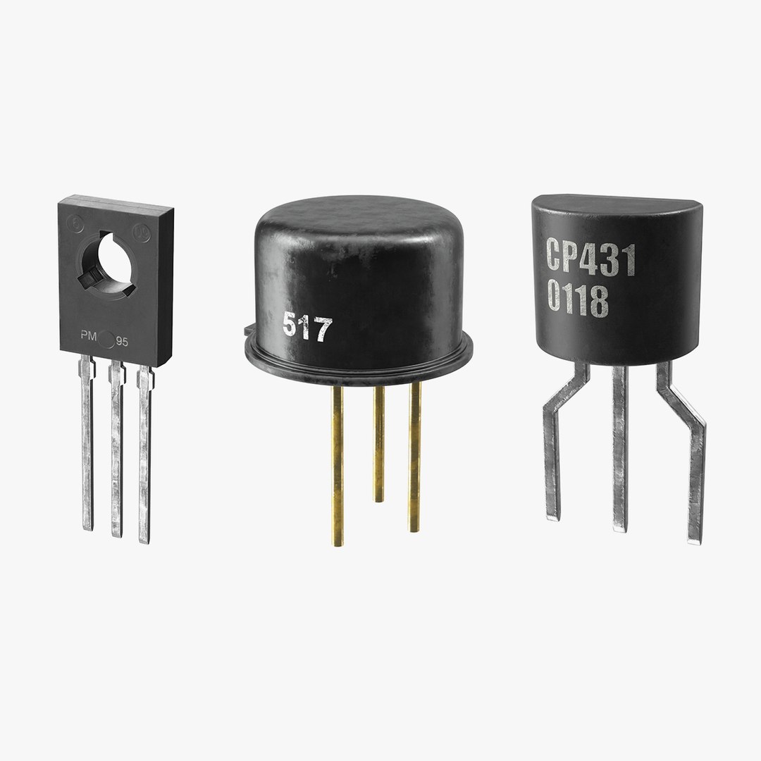 3D transistors npn silicon - TurboSquid 1676741