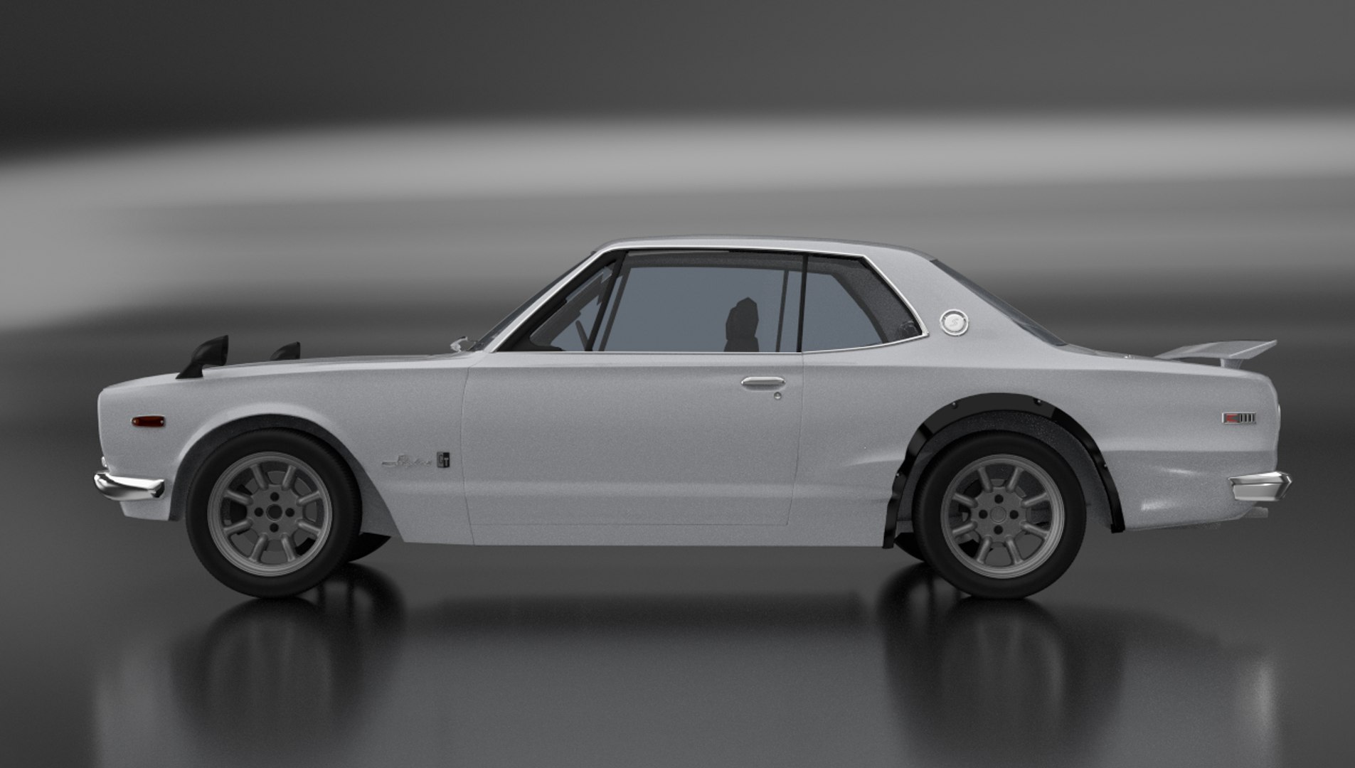 3d 1969 Nissan Gt-r Model