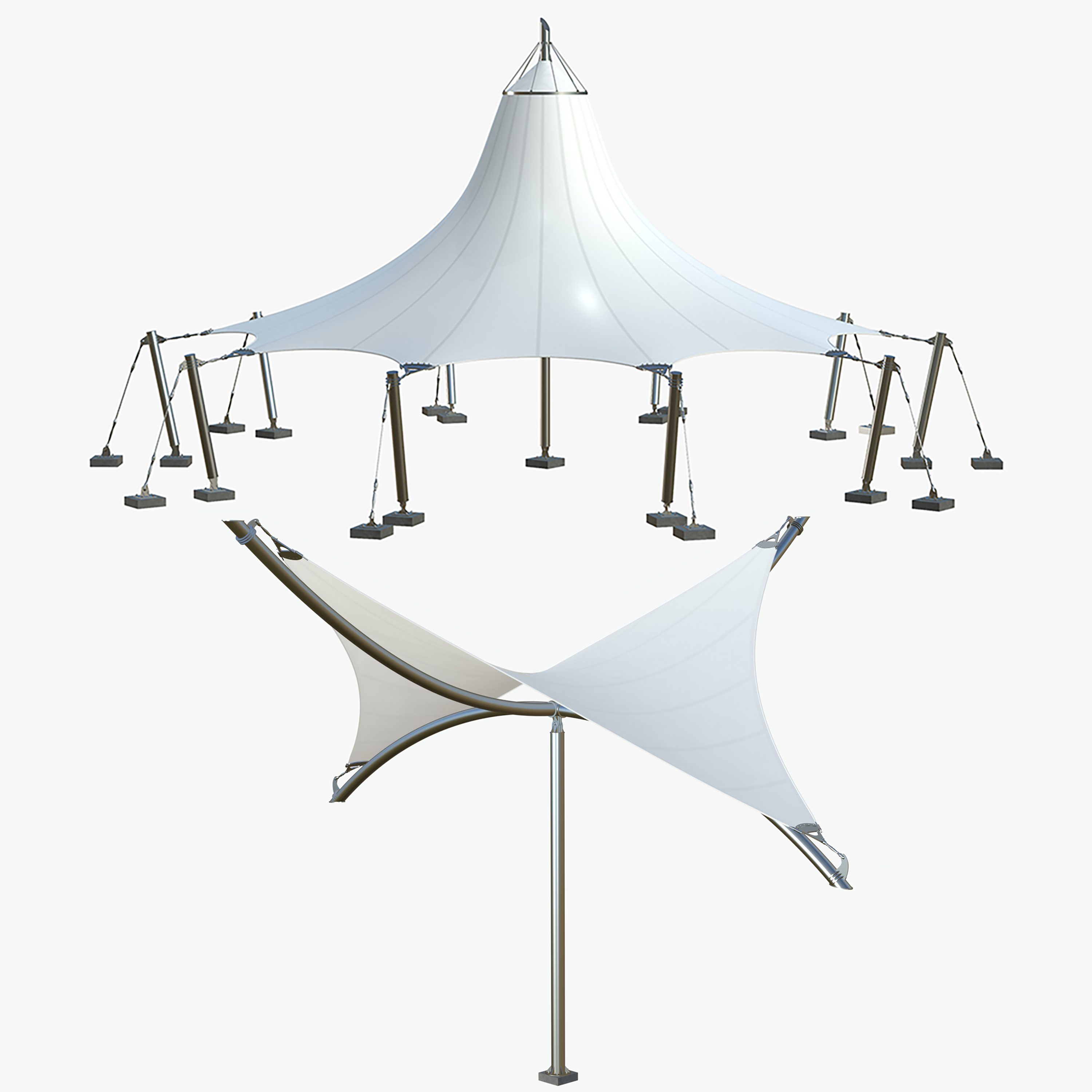 modelo 3d Estructuras tensadas V69 - TurboSquid 1920093