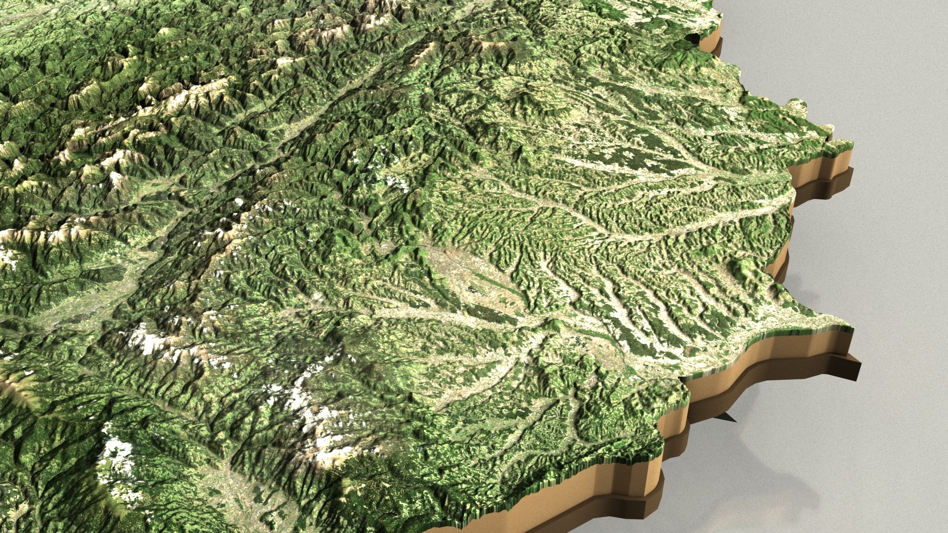 3D Relief Austria - TurboSquid 1387615