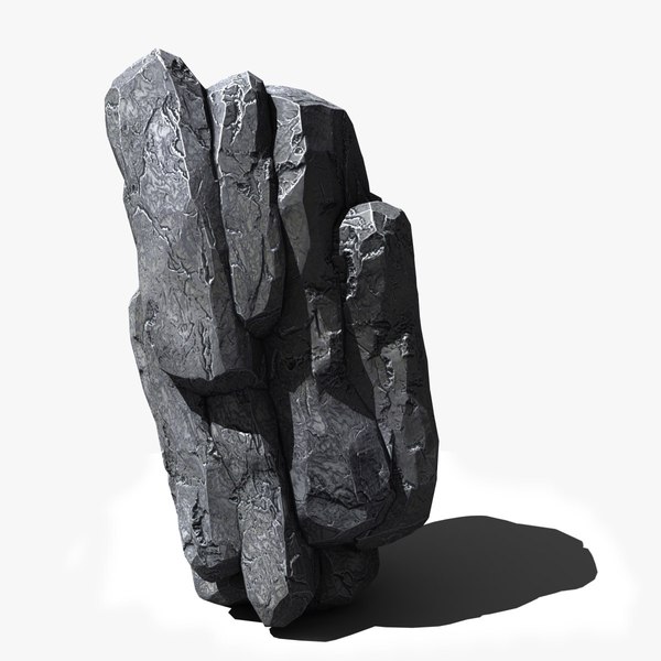 limestone stalagmite 3d model
