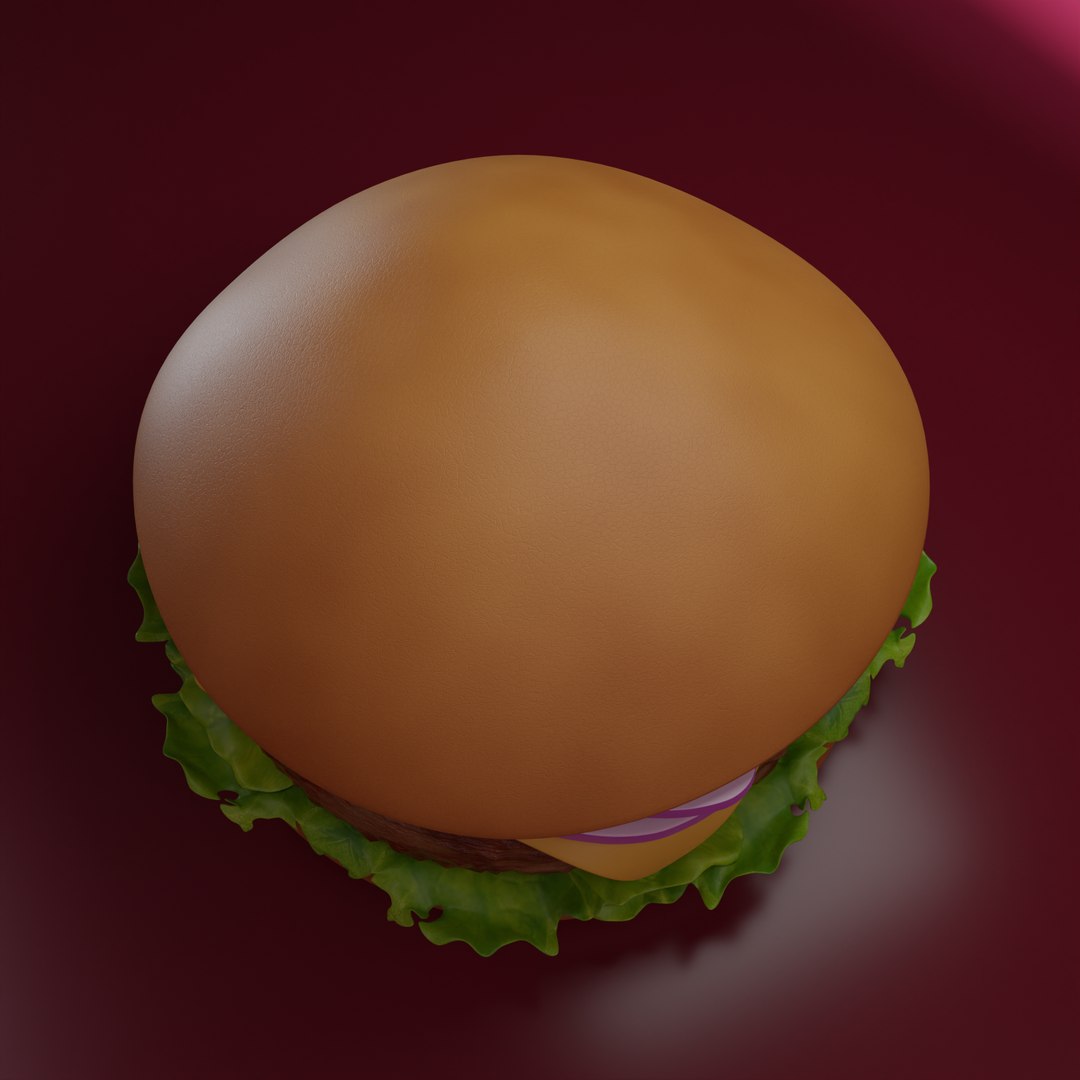 Hamburger 3D Model - TurboSquid 1990577