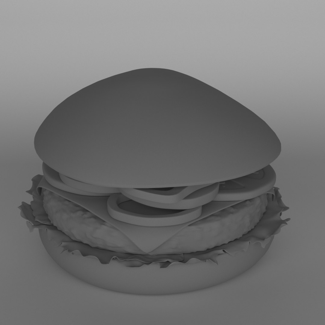 Hamburger 3D Model - TurboSquid 1990577