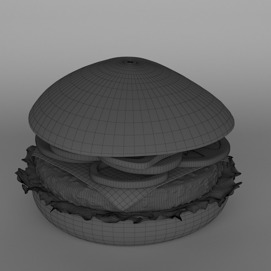 Hamburger 3D Model - TurboSquid 1990577