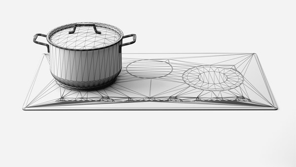 3D model ceramic induction hob - TurboSquid 1698439
