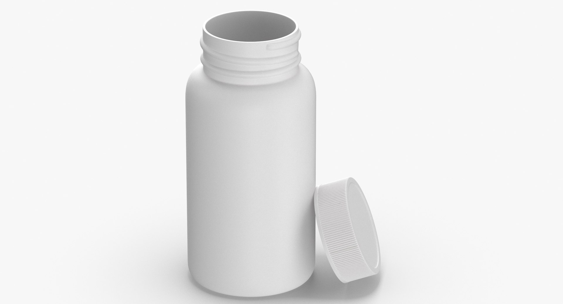Plastic Bottle Pharma 120ml 3D Model - TurboSquid 1600293