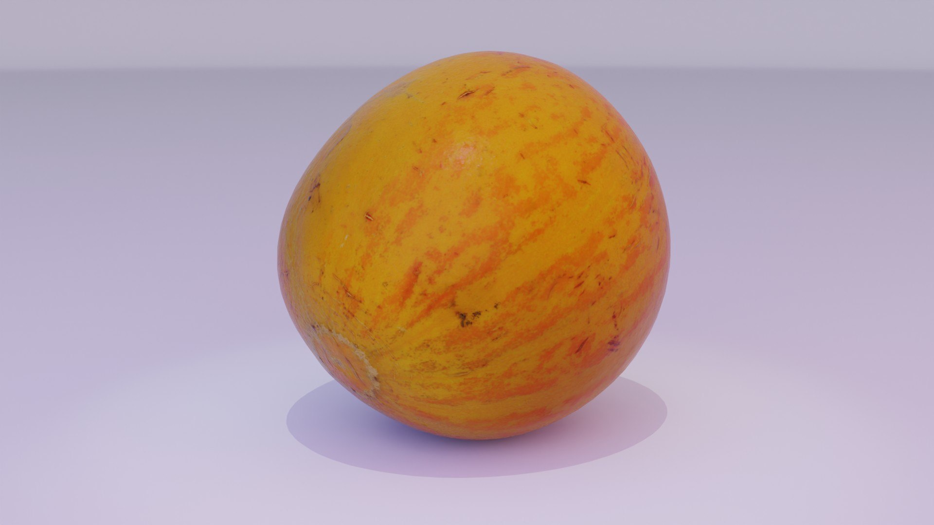 Melon 01 low-poly 3D model - TurboSquid 1960467