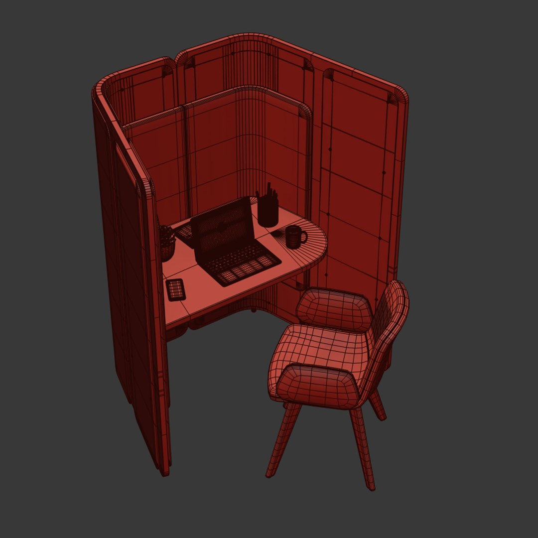 OrangeBox - Coppice WorkStation 01 Model - TurboSquid 1825607