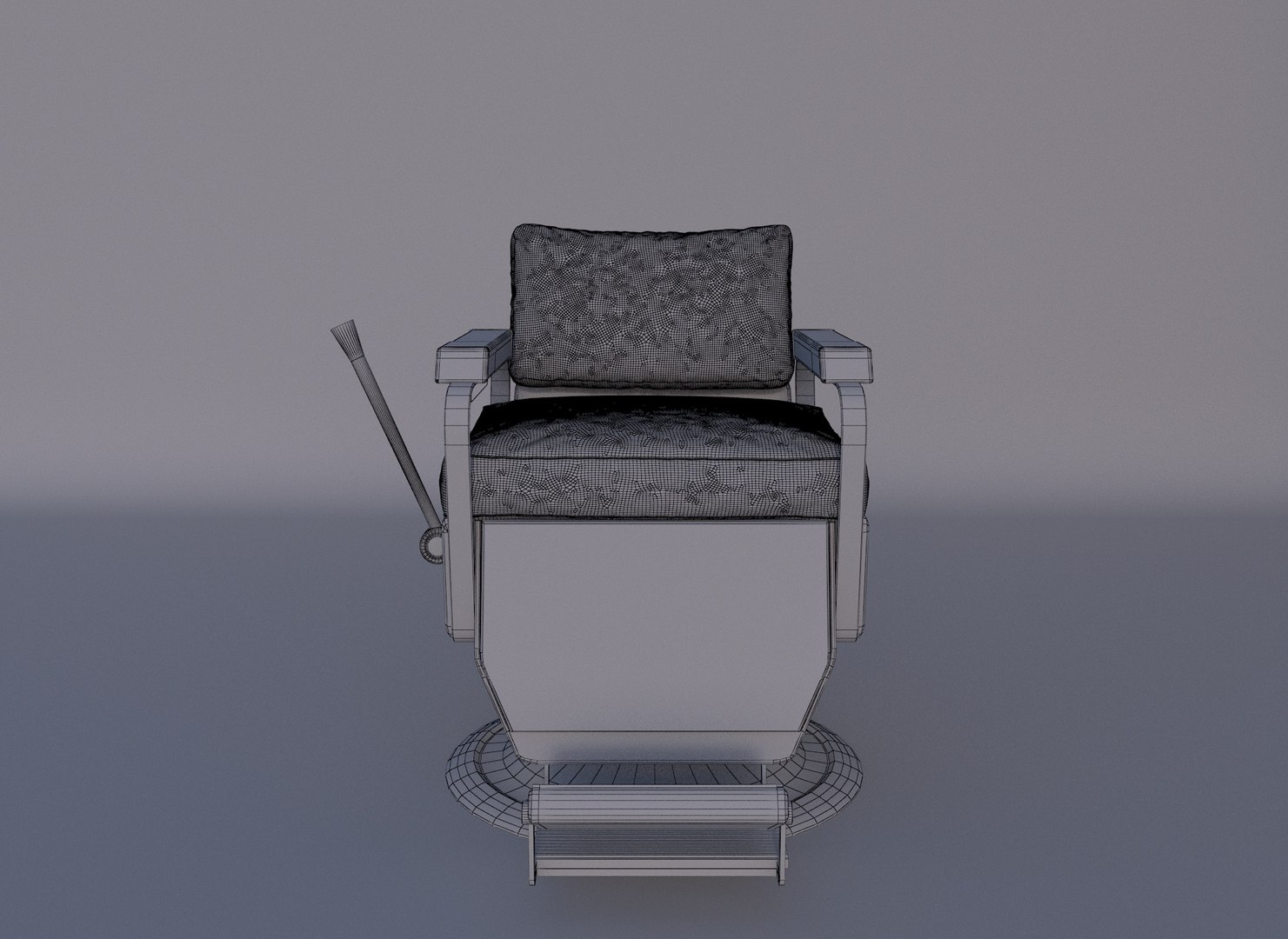 3D Barber Chair Model - TurboSquid 1577489