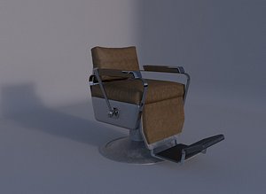 3d Model Barber Chair Legacy