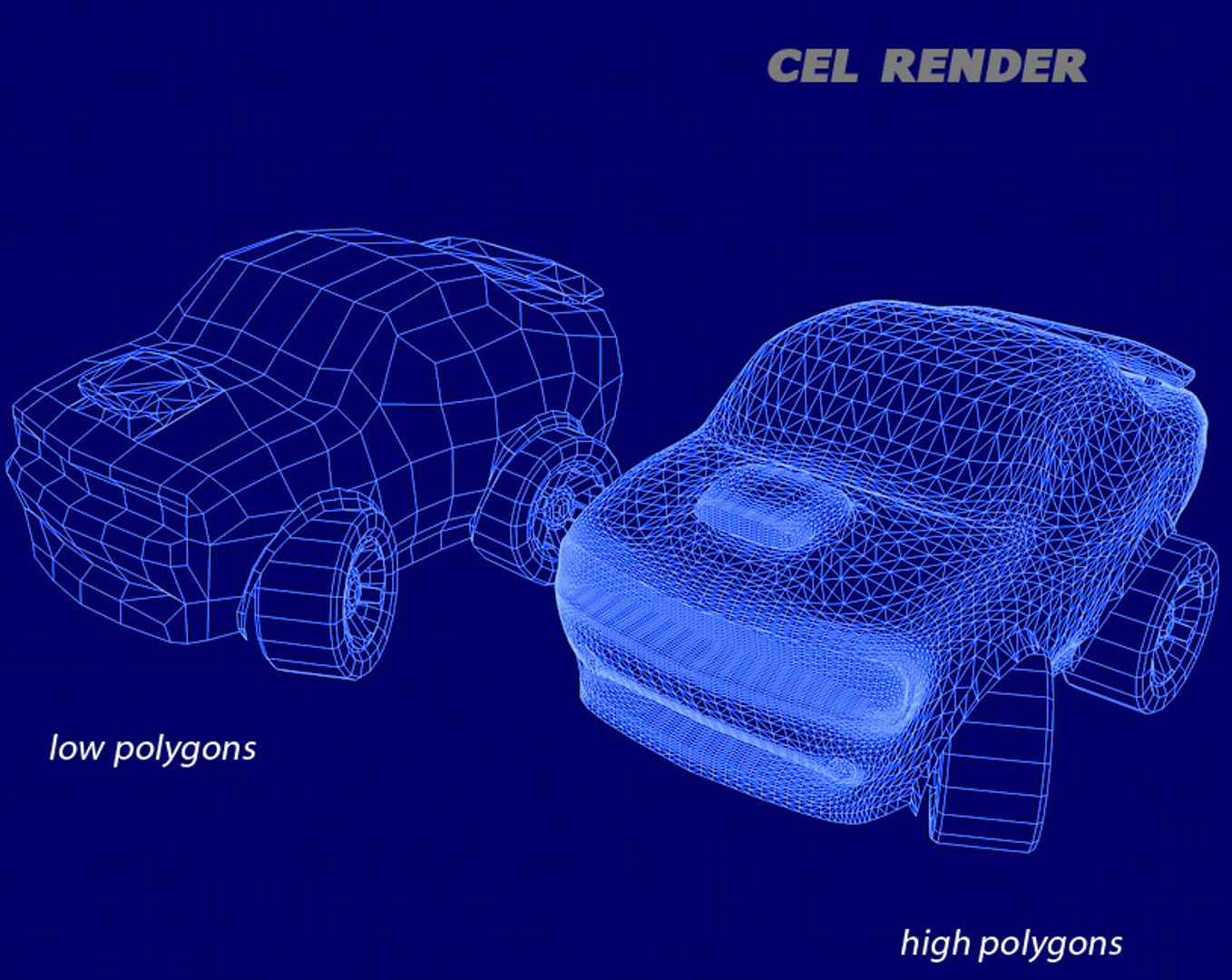 3d Car Racing Mesh