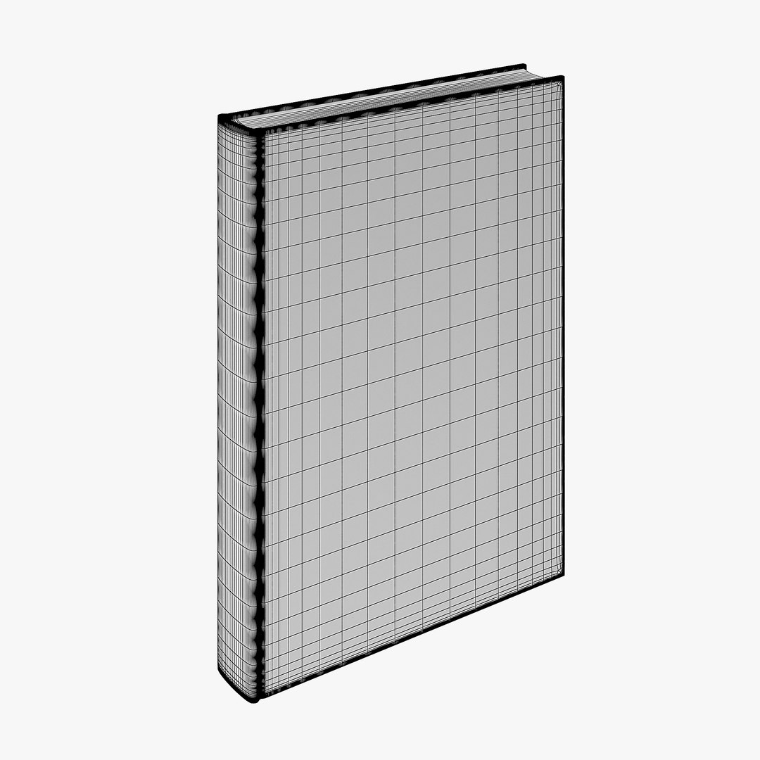 3D White Book - TurboSquid 1346311