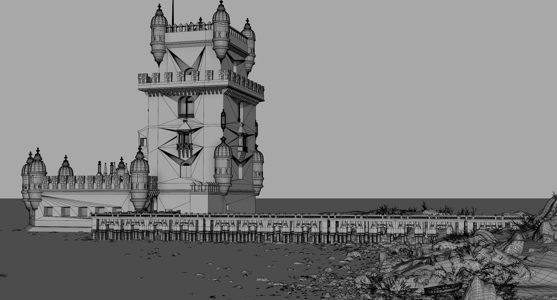 Belem Tower 3D - TurboSquid 1761645