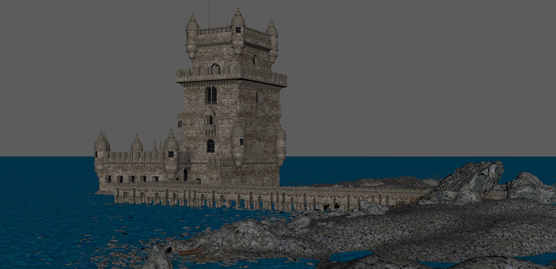 Belem Tower 3D - TurboSquid 1761645