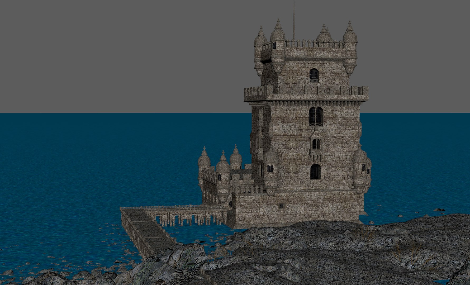 Belem Tower 3D - TurboSquid 1761645
