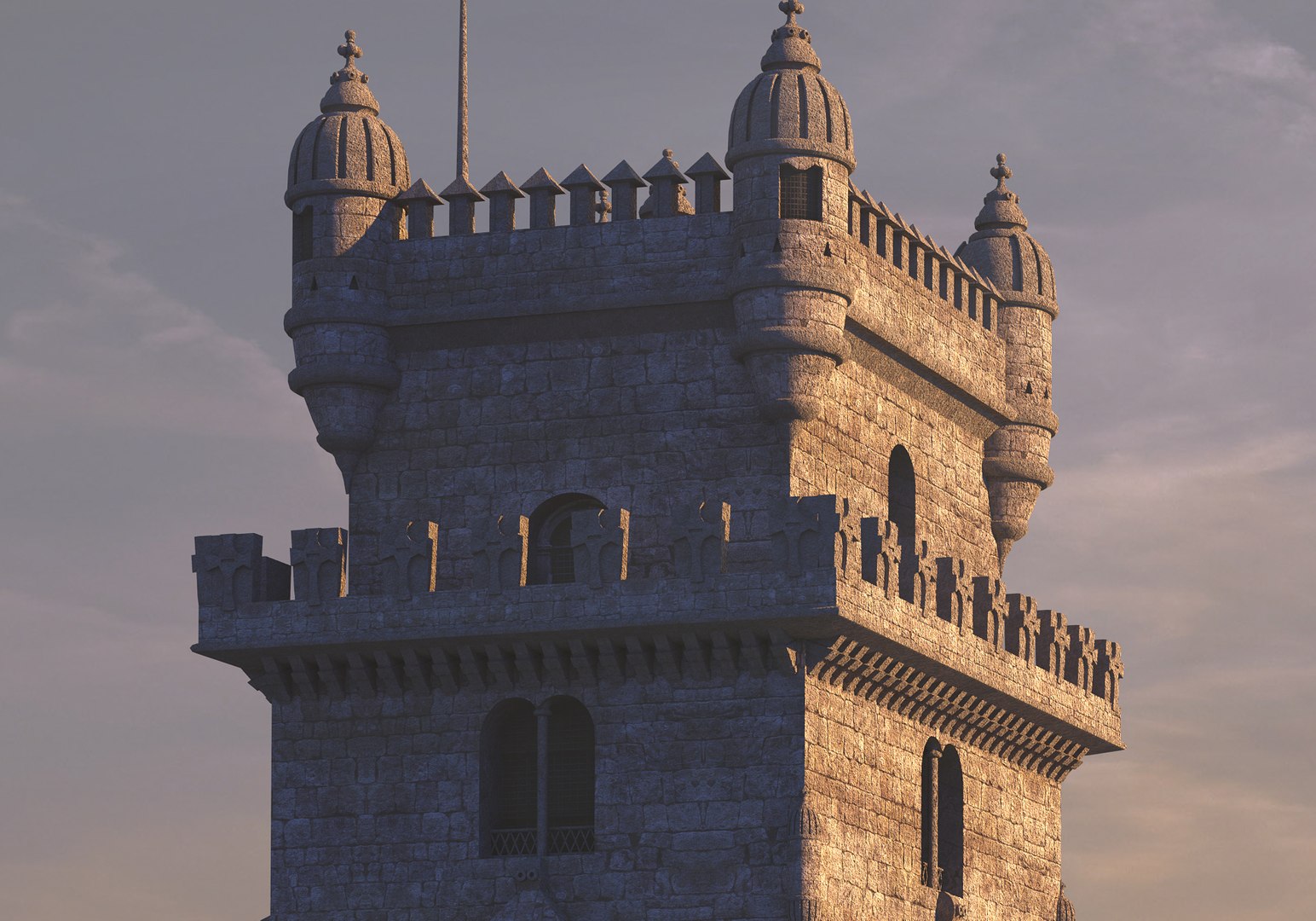 Belem Tower 3D - TurboSquid 1761645