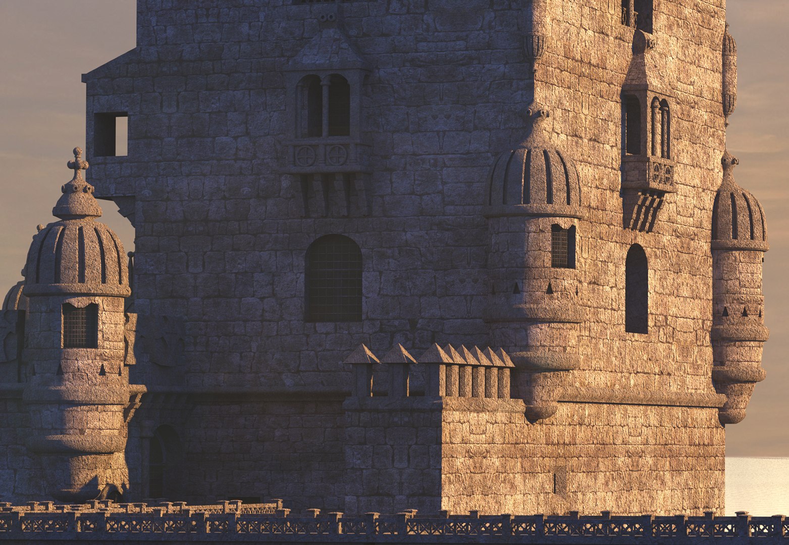Belem Tower 3D - TurboSquid 1761645