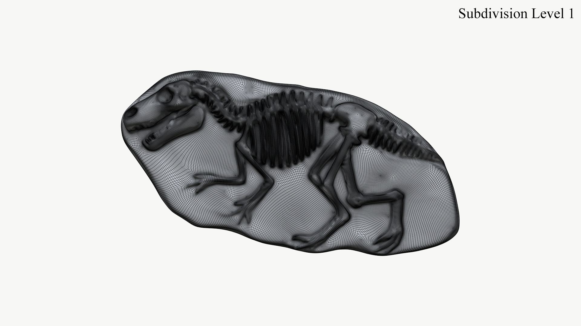 Dinosaur Fossil 007 Textured 3D Model - TurboSquid 2298242