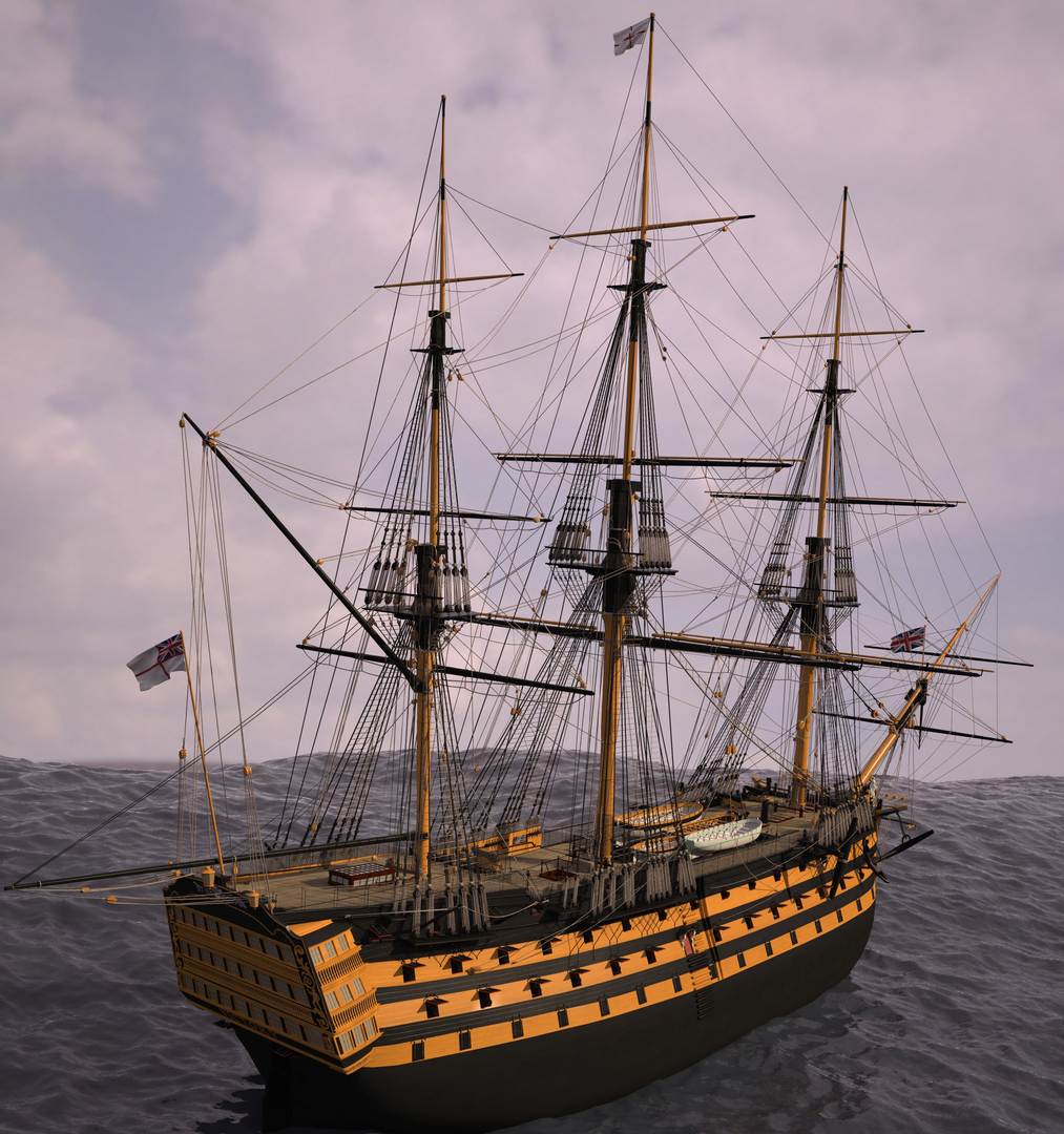 HMS Victory Pro3D模型 - TurboSquid 751111