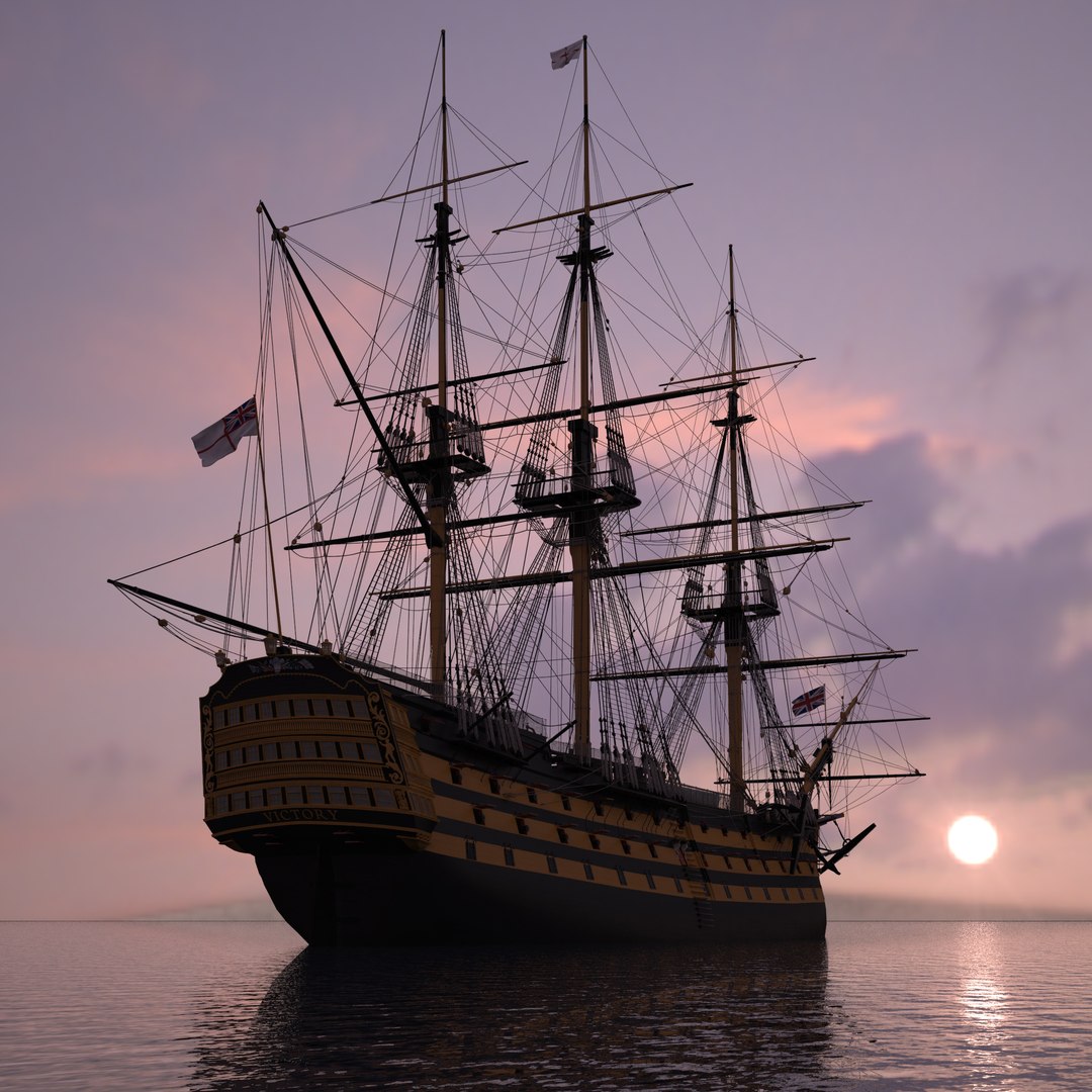 Hms Victory Ship 3d Max