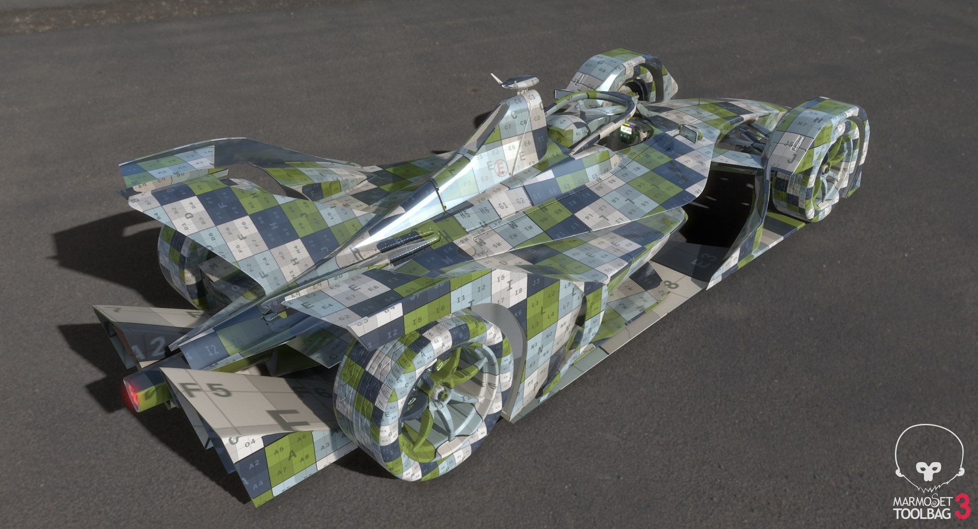 Gen2 generic formula e 3D model - TurboSquid 1340943