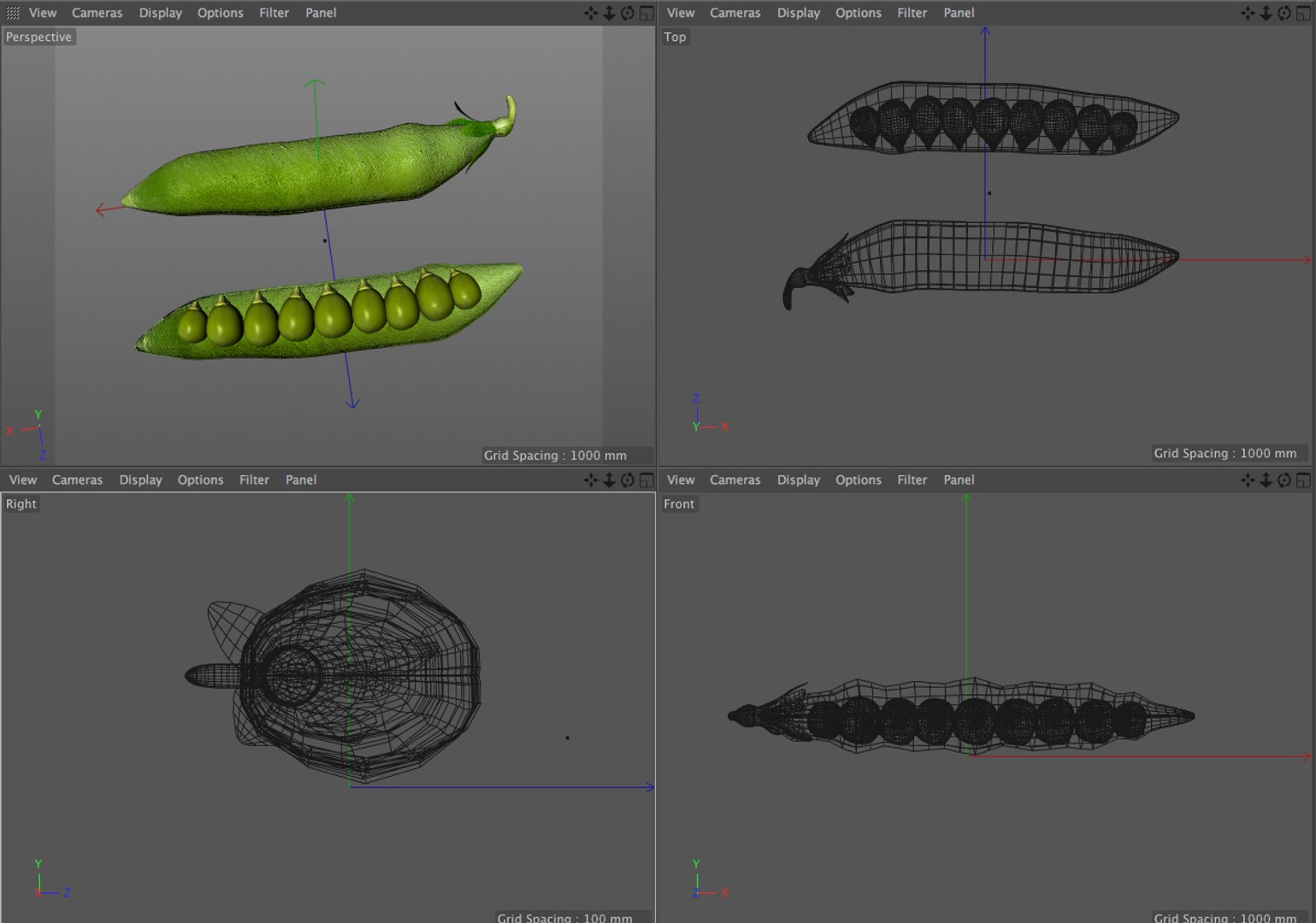 3D Model Peas - TurboSquid 1544556