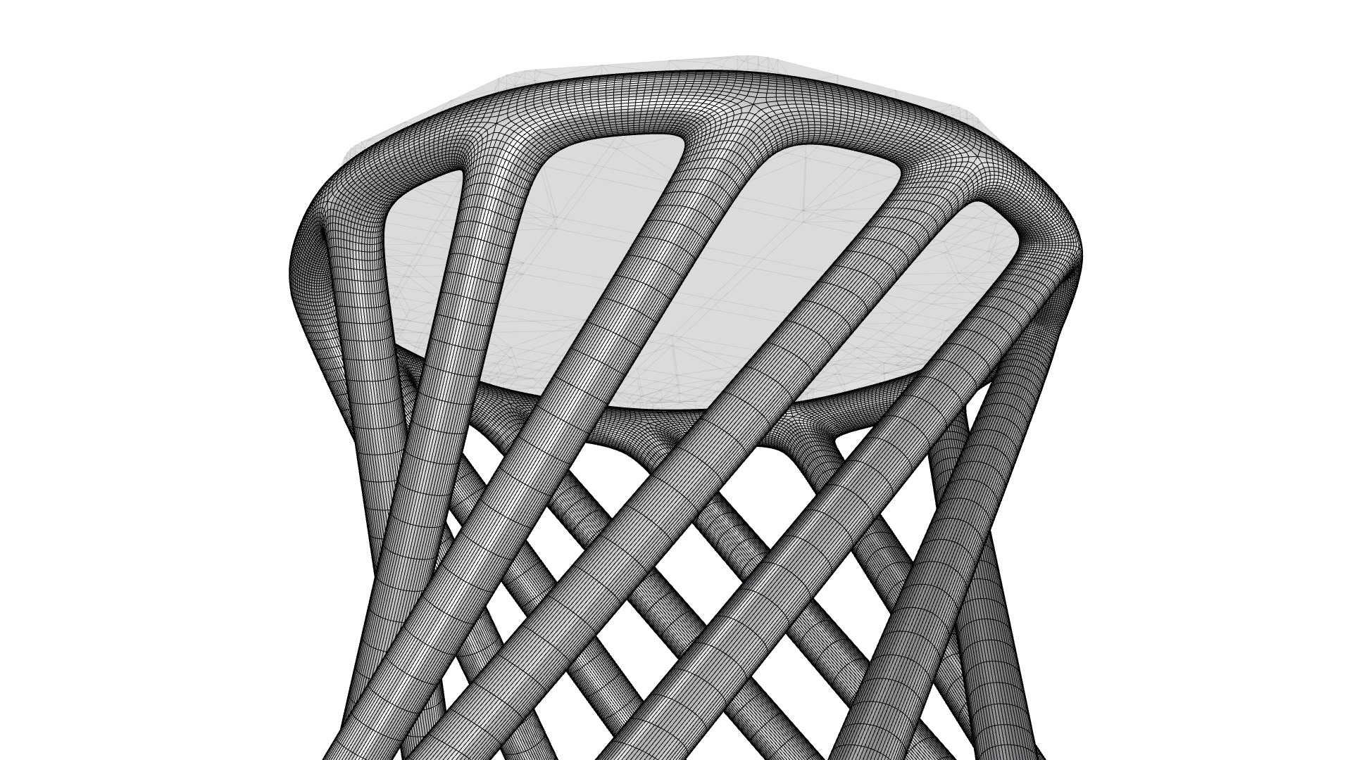 Twisted Columns Tables Set 3D Model - TurboSquid 2351348