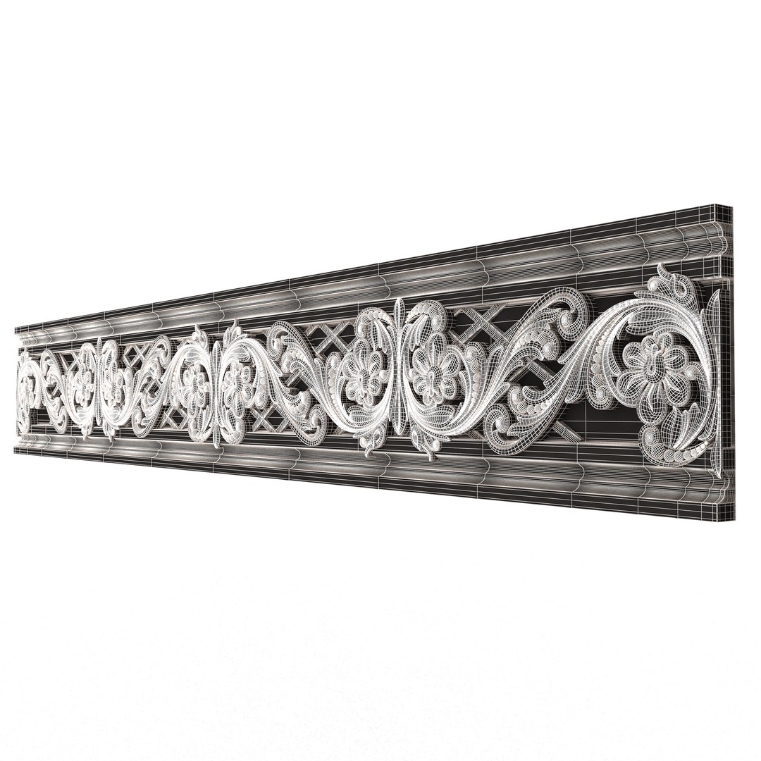 Ornament Element Molding 029 3D Model - TurboSquid 2158293