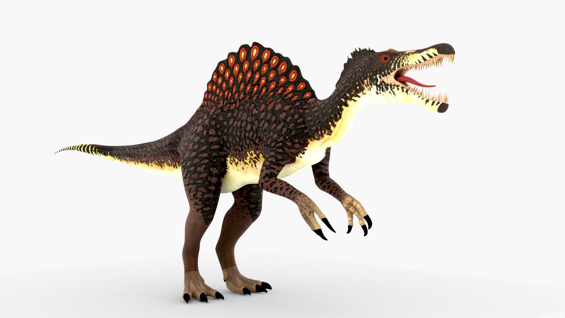 Spinosaurus Rigged model - TurboSquid 2115291