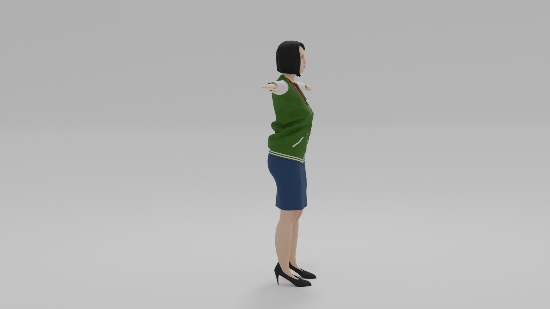 3D Woman T-Pose - TurboSquid 2069554