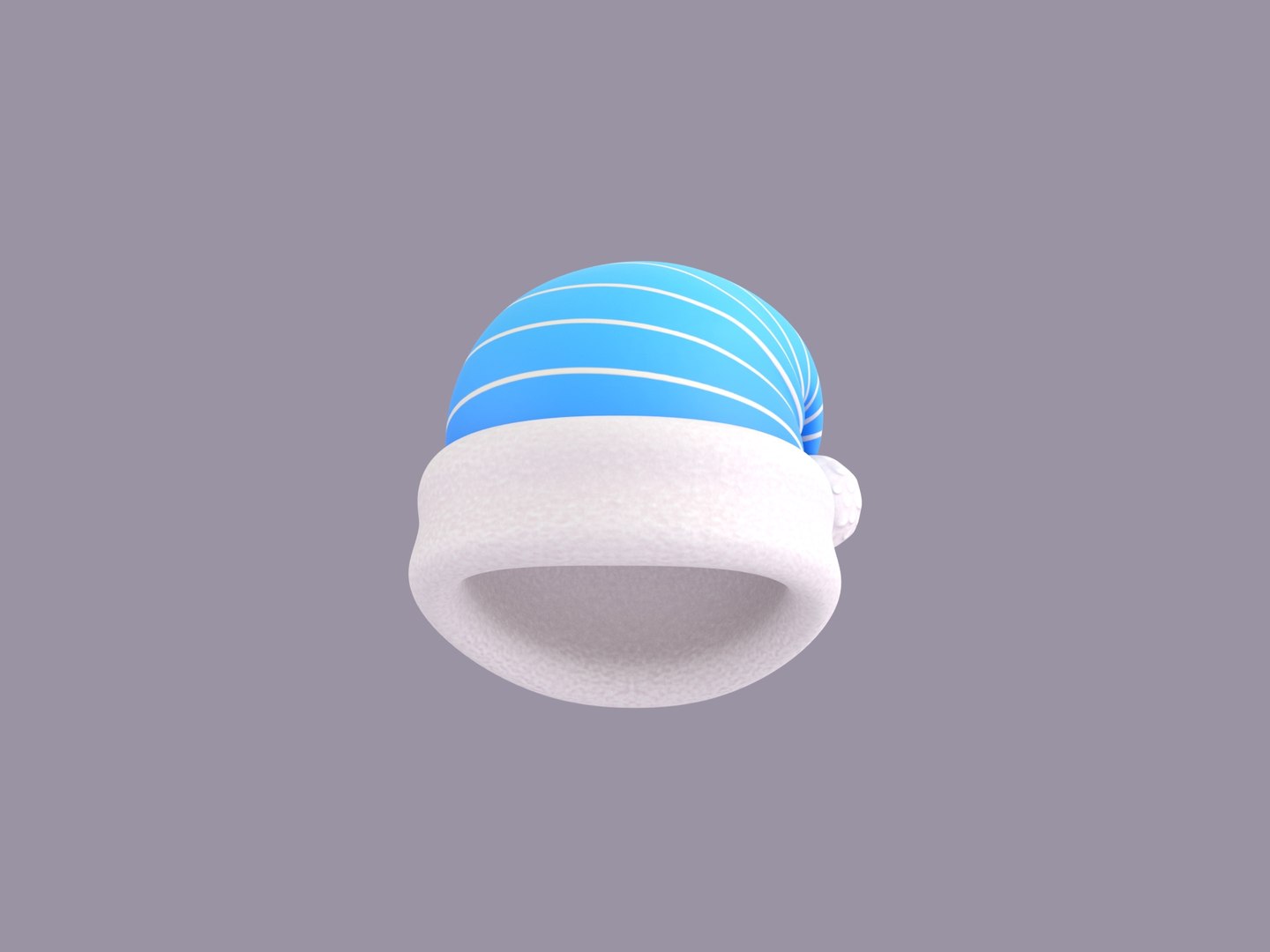 Hat048 Striped Nightcap Model - TurboSquid 2336551