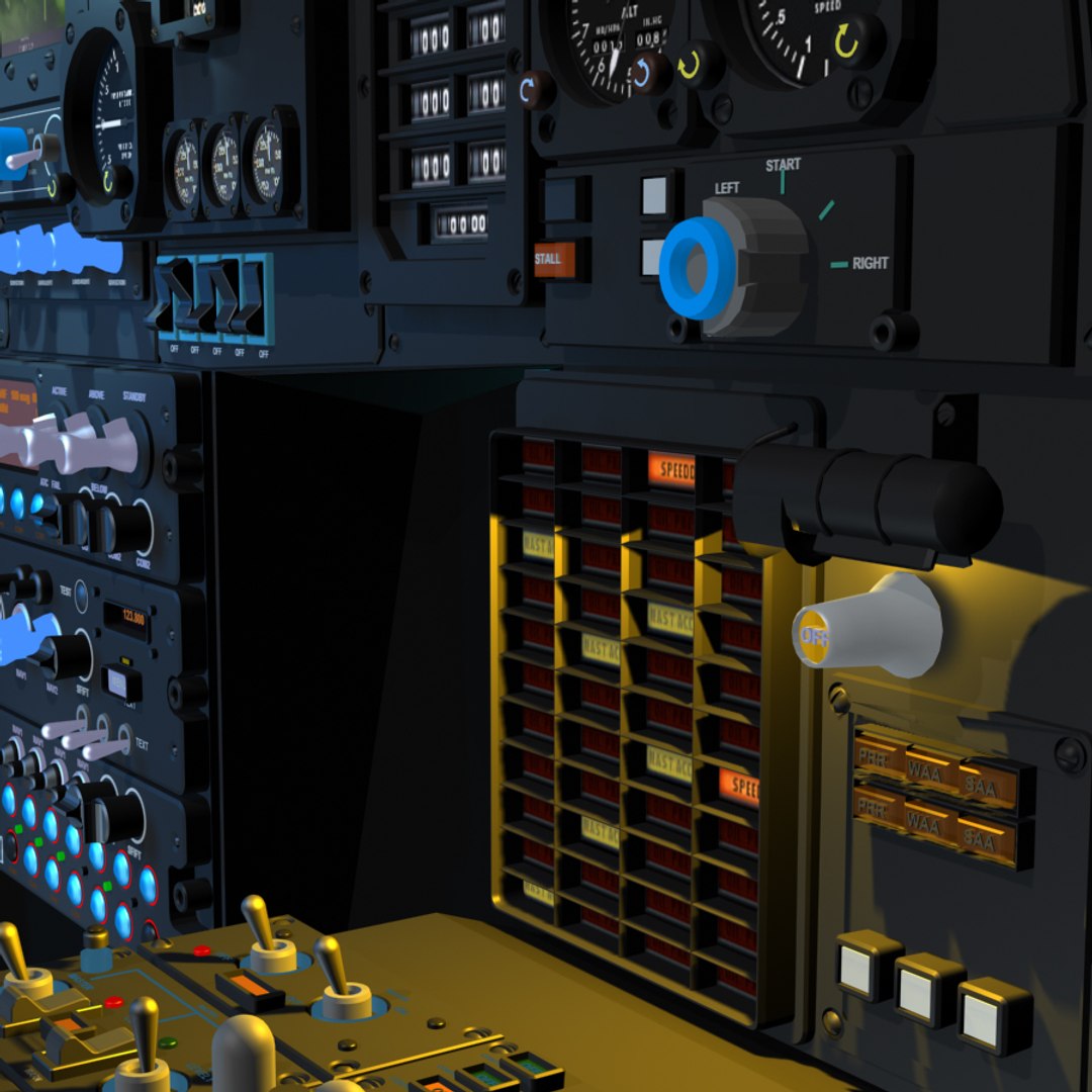 3d Cockpit Version Display Model