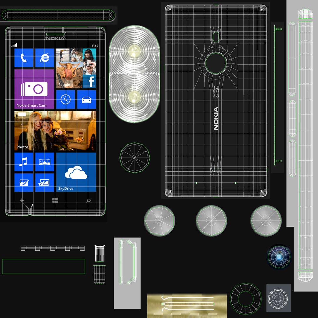 New Flagship Nokia Lumia 3d Model