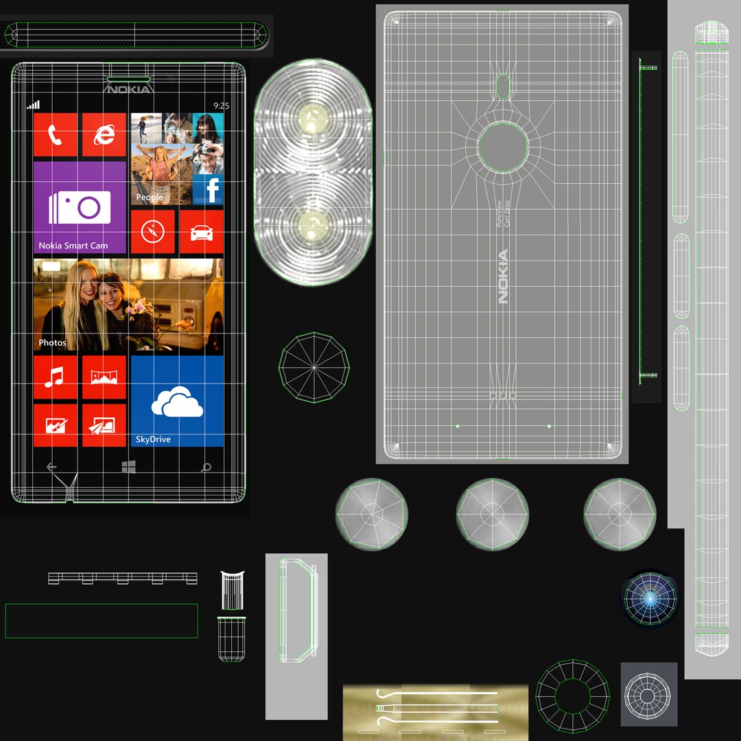 New Flagship Nokia Lumia 3d Model
