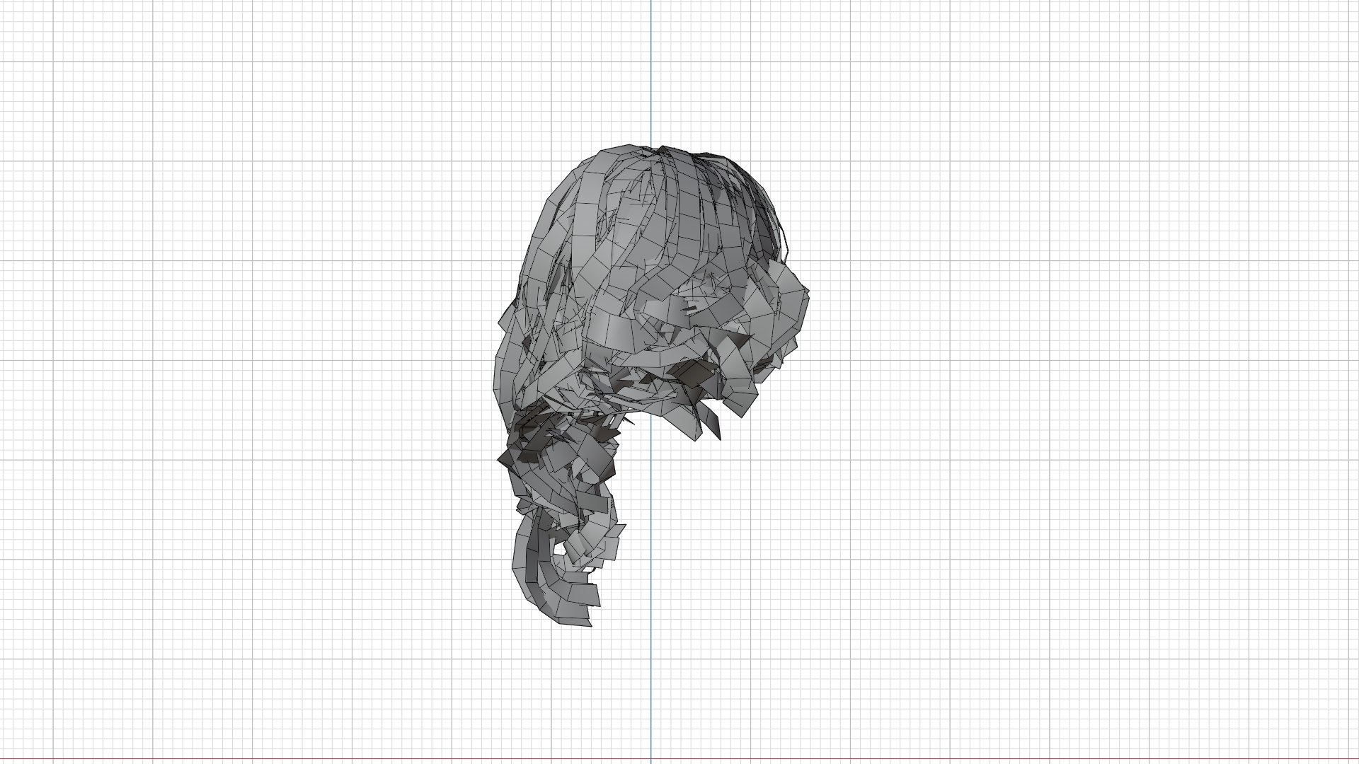 Realistic Fashion Woman Curly Hair Long Hair 3D Model - TurboSquid 1819631