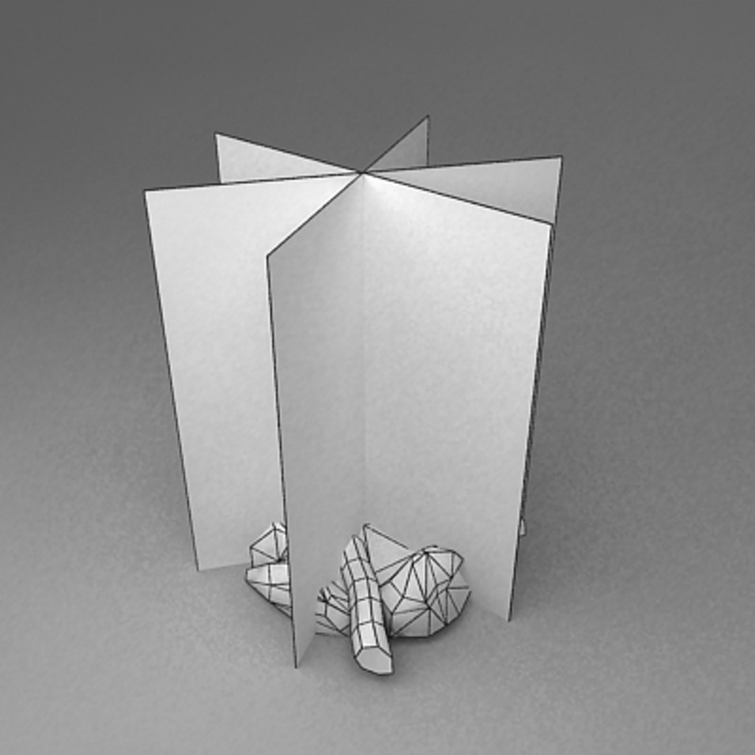 Campfire Animation Logs 3d Model