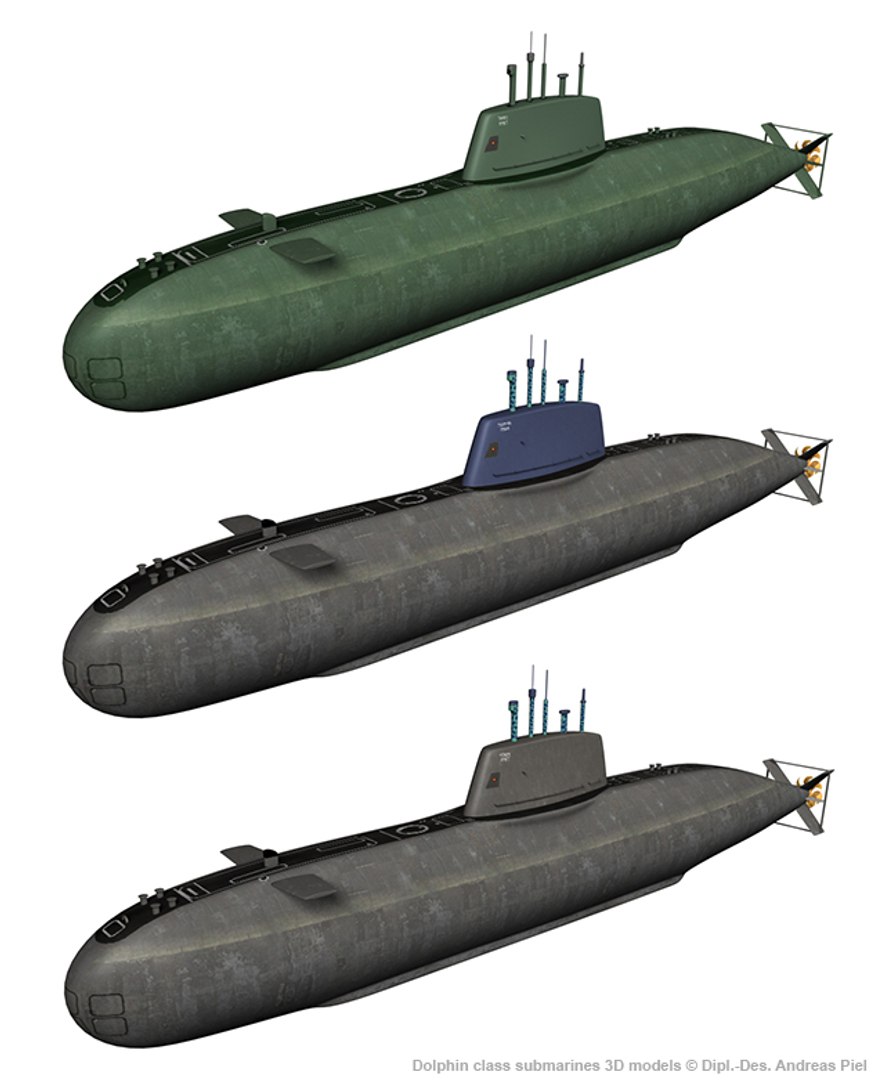 Realistic Dolphin Submarines 3d C4d