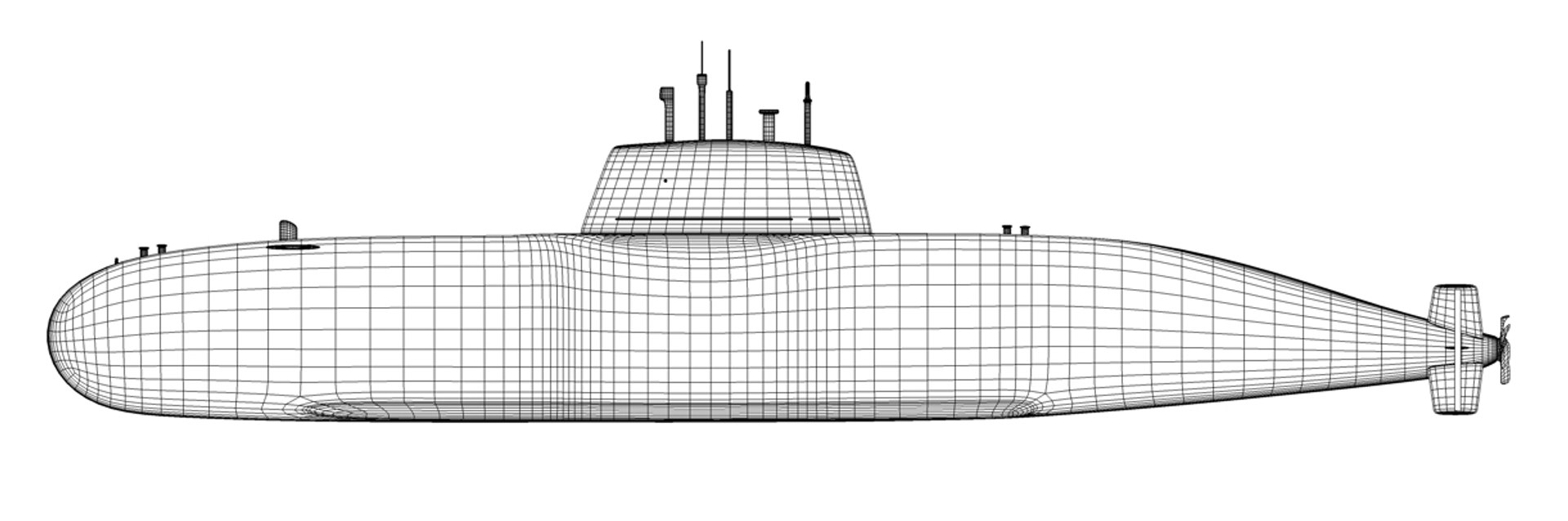 Realistic Dolphin Submarines 3d C4d