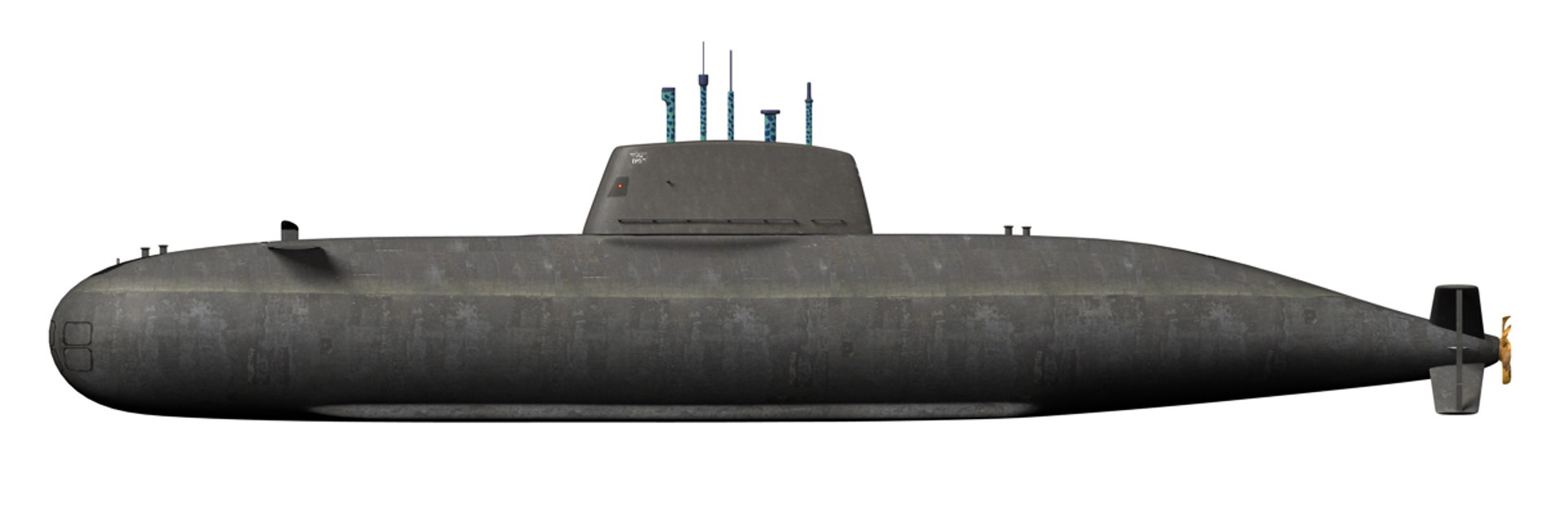 Realistic Dolphin Submarines 3d C4d