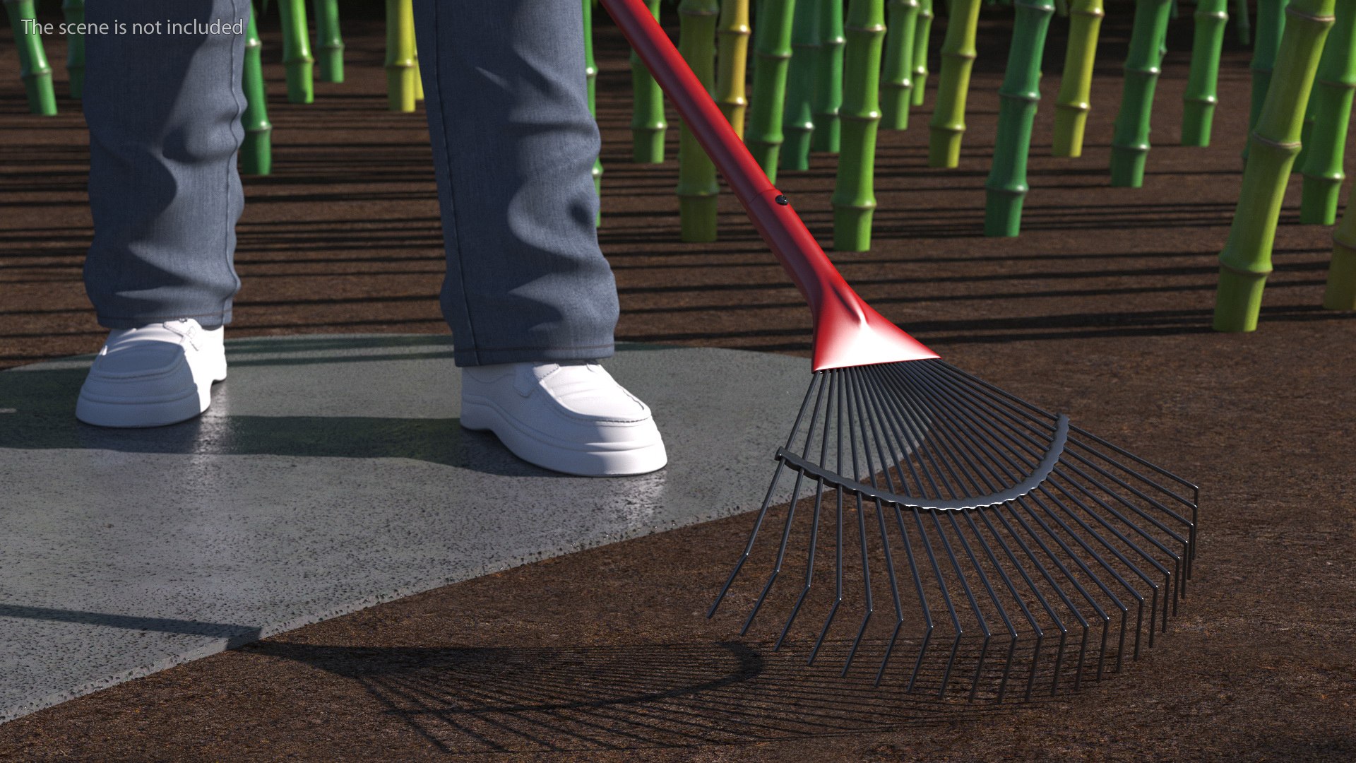 Korean Old Aged Man Raking 3D - TurboSquid 2121444