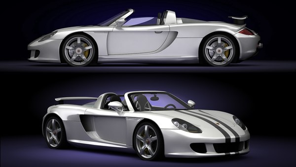carrera gt car 3d max