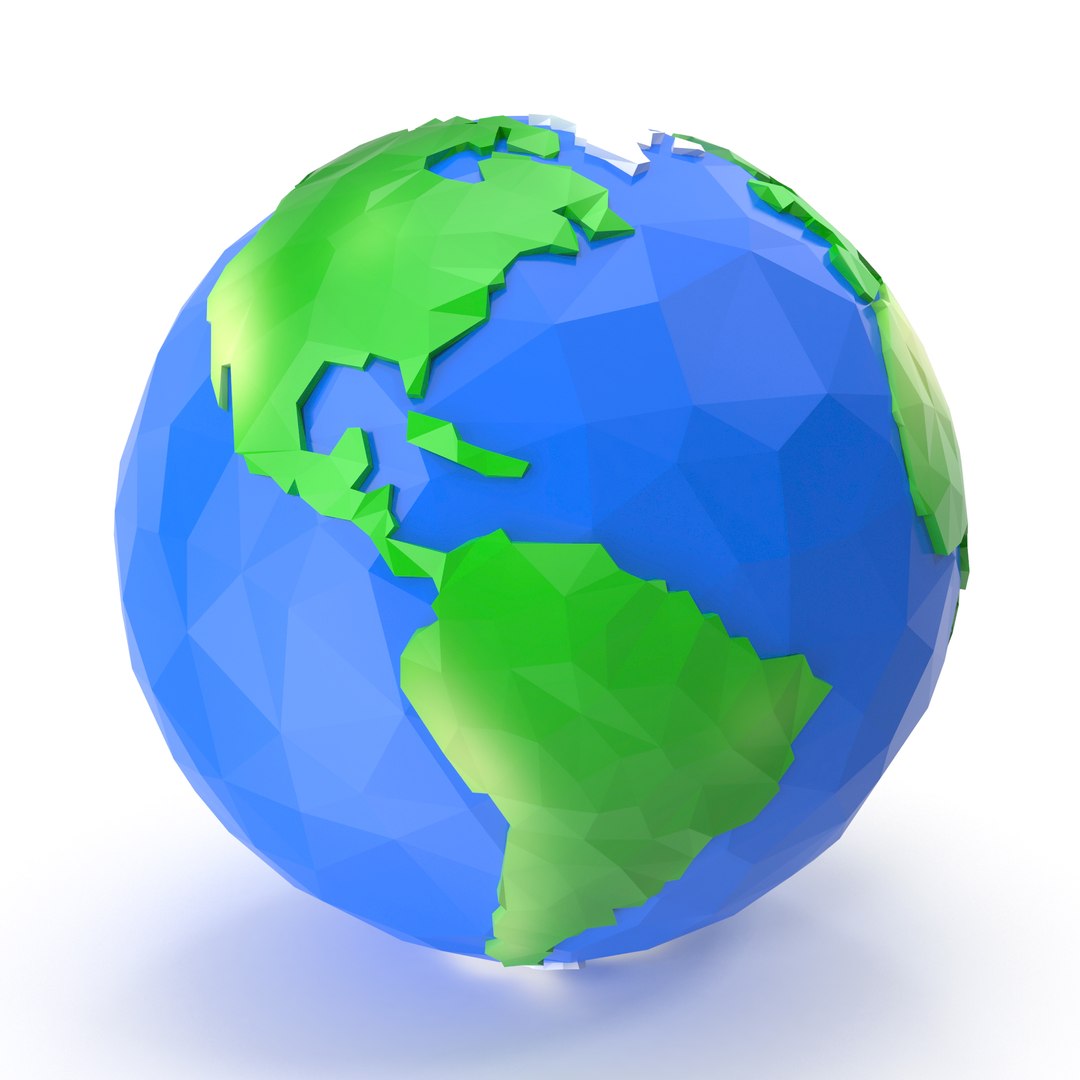 3D Cartoon Earth Model - TurboSquid 1266827