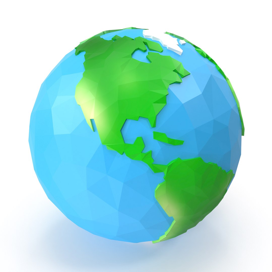 3D Cartoon Earth Model - TurboSquid 1266827
